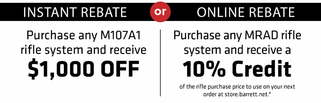 Reverse Tariff Rebate - Barrett Firearms